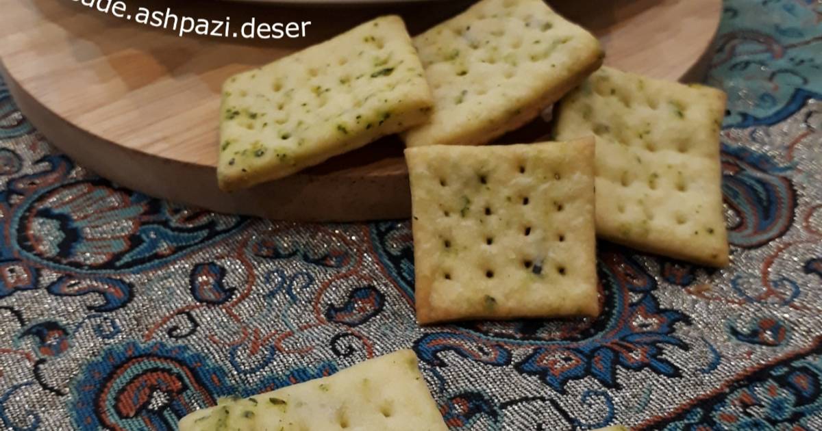 طرز تهیه کراکر سبزیجات ساده و خوشمزه توسط sanaz - کوکپد