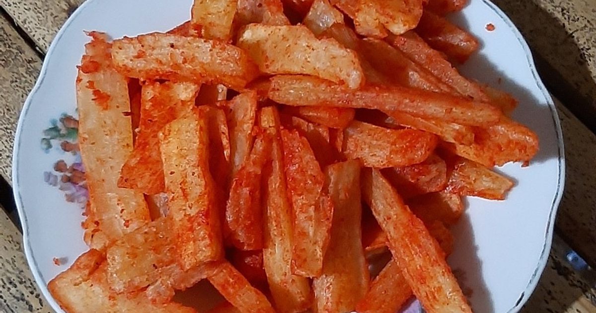 Resep Tela Tela Singkong Perasa Instan oleh anggrainight - Cookpad