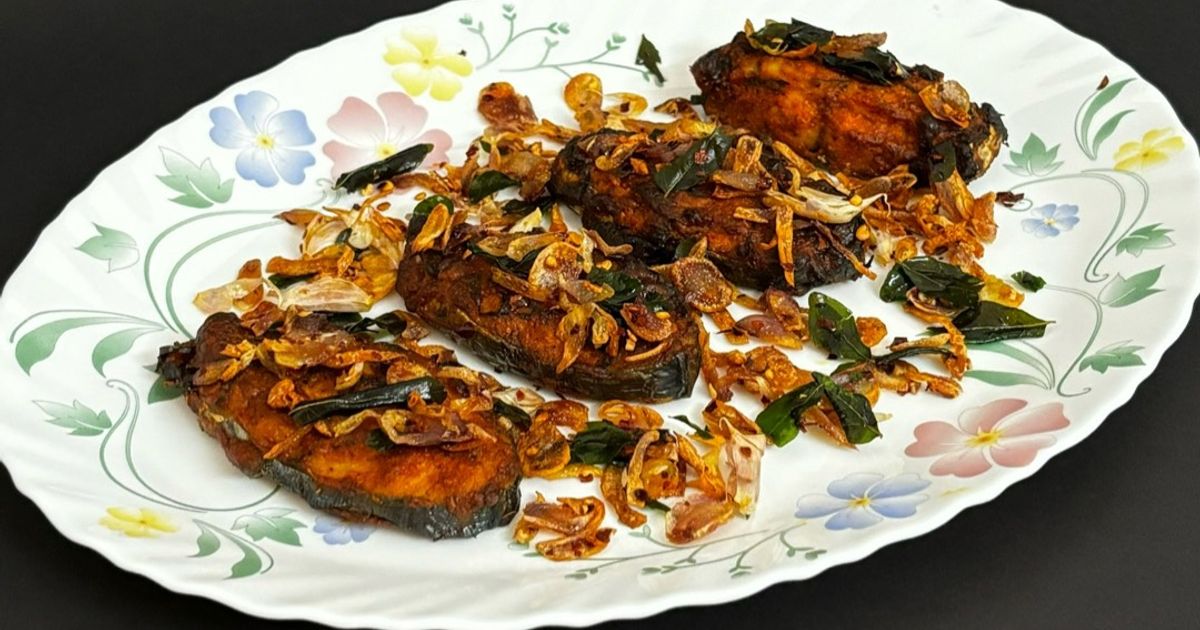 Surmai Masala Fish Fry (Kerala Style) (Made In Air Fryer) Recipe by ...