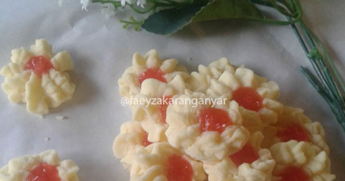 Resep Kue Semprit Susu Yang Cantik oleh nuh fita - Cookpad