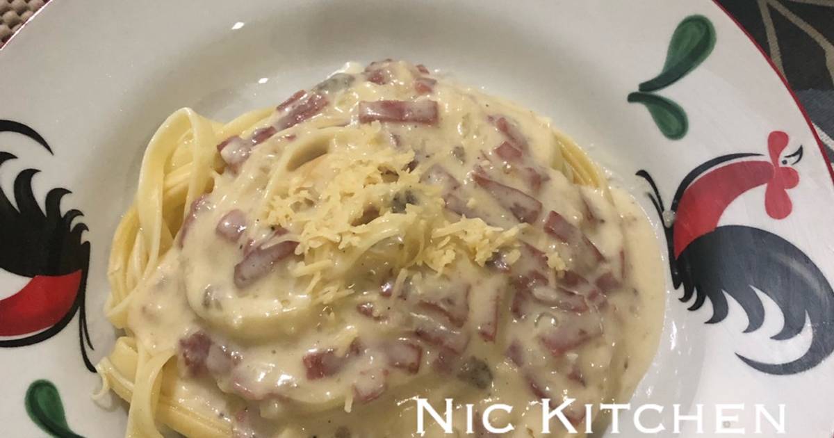 Resep Spaghetti Carbonara oleh NIC kitchen - Cookpad