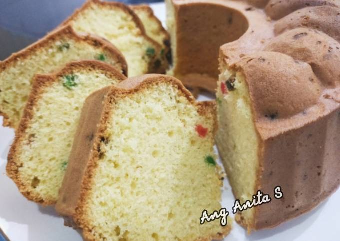 Resep Bolu Kampung Sukade Kismis oleh Ang Anita Setiawati - Cookpad