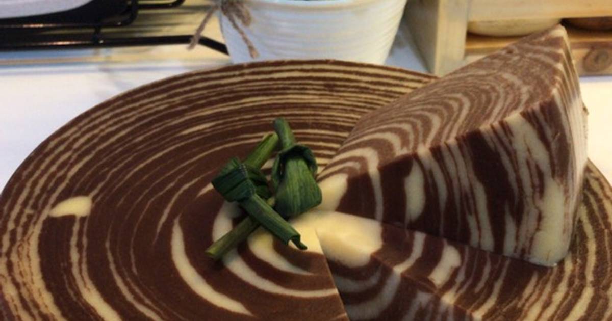 Resep Pudding Roti Tawar Zebra oleh carmelitayelli - Cookpad