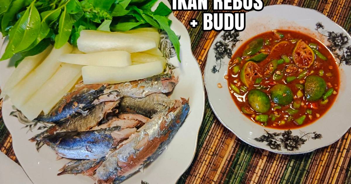 Resipi 6:2:24 - IKAN REBUS + BUDU oleh Hani Shaimi - Cookpad