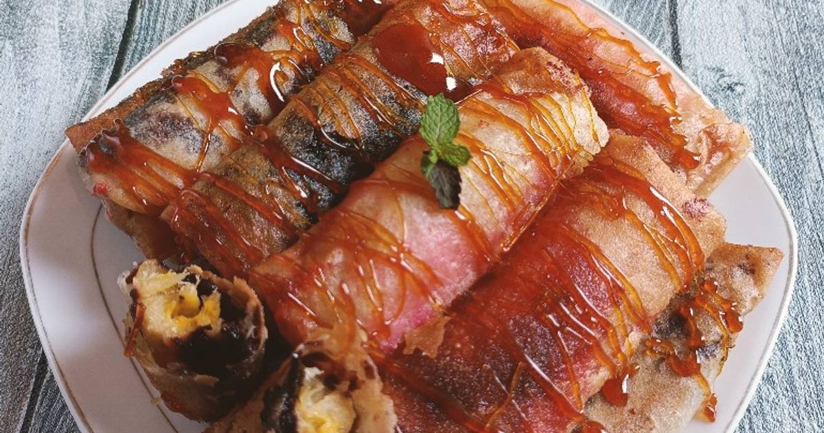 Resep Piscok keju caramel oleh dapoer_ummu4A(liyanify) - Cookpad