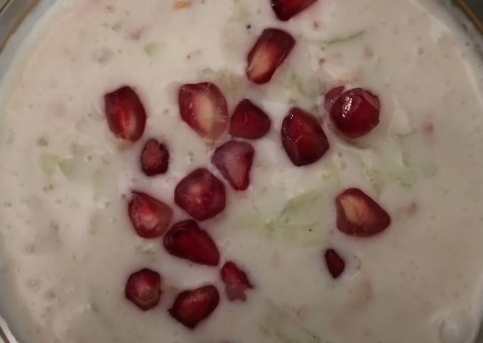 Veg rayta Recipe by Kinjal - Cookpad