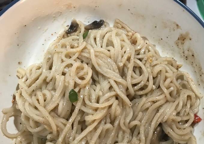 Resep Mie jamur oleh Shafira - Cookpad