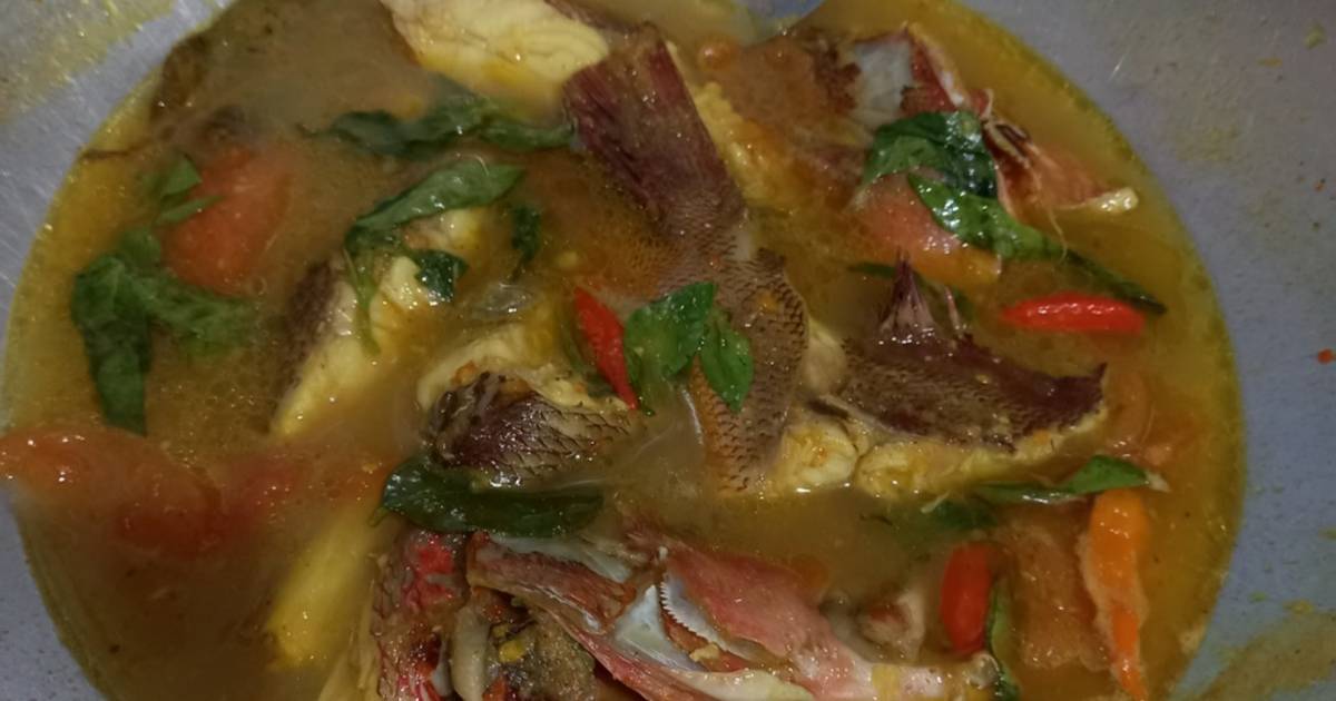 Resep Palumara Kakap Merah oleh Noviyanti Ardana - Cookpad
