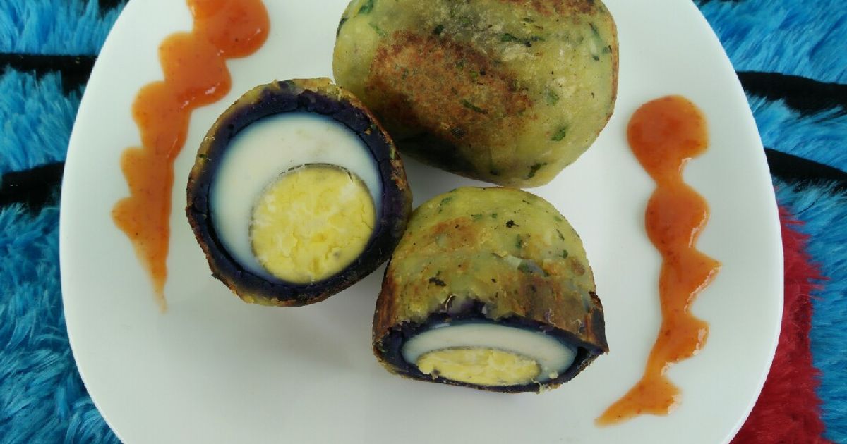 Resep [Menu Diet] Bola Ubi Isi Telur oleh Dyah Ajeng Prasetyaningtyas ...