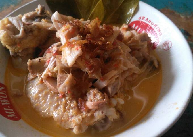 Resep Sayur tewel pedas + ayam oleh Ariesta Widaningrum - Cookpad