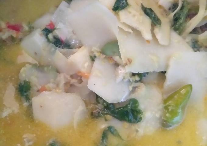 Resep Lodeh rebung daun pakis oleh Ranny - Cookpad