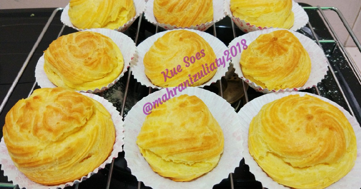 Resep Kue Soes Isi Fla Simple oleh Rani - Cookpad