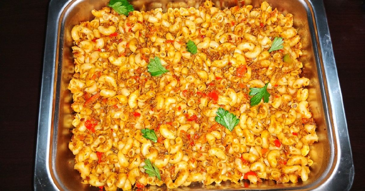 Macroni With Minced Meat Recipe by Mrs Ghalee Tk Cuisine - Cookpad