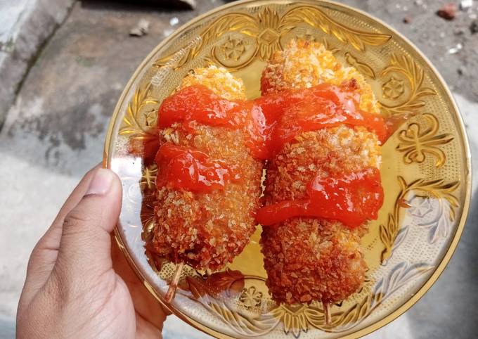 Resep Resep cemilan enak corn dog oleh Selas Aprilia - Cookpad