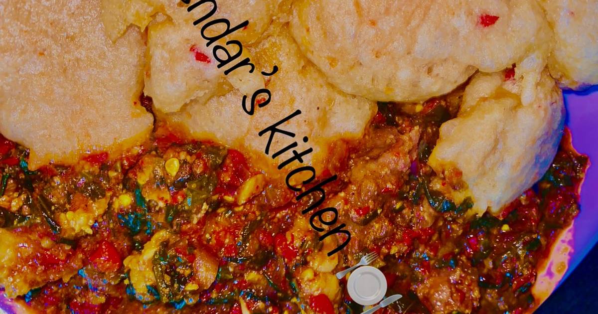 Funkaso da miyar taushe😋 Recipe by Aisha Adam - Cookpad