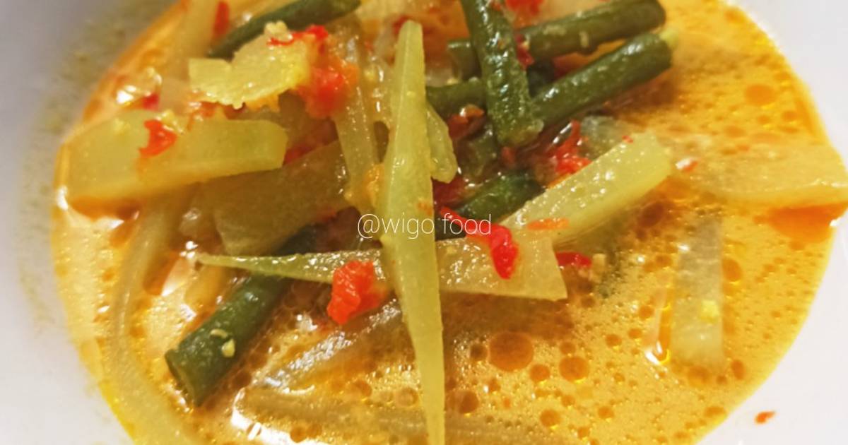 Resep Sayur Lodeh Labu siam kacang panjang oleh Wigo Food - Cookpad