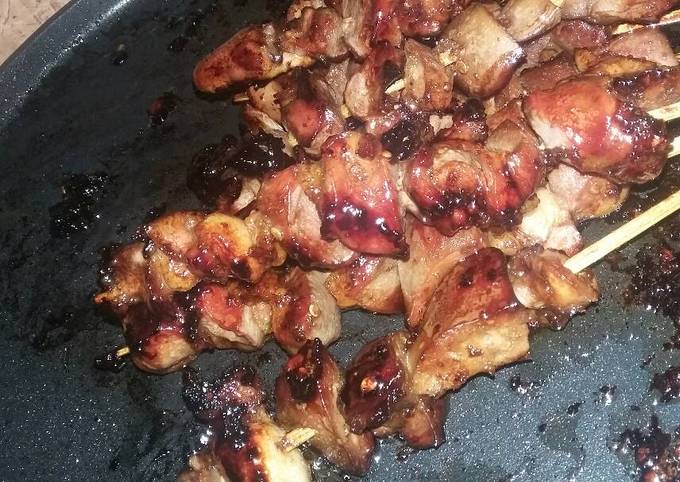 Resep Sate ati ampela 🍡🍢 oleh Dhinory - Cookpad