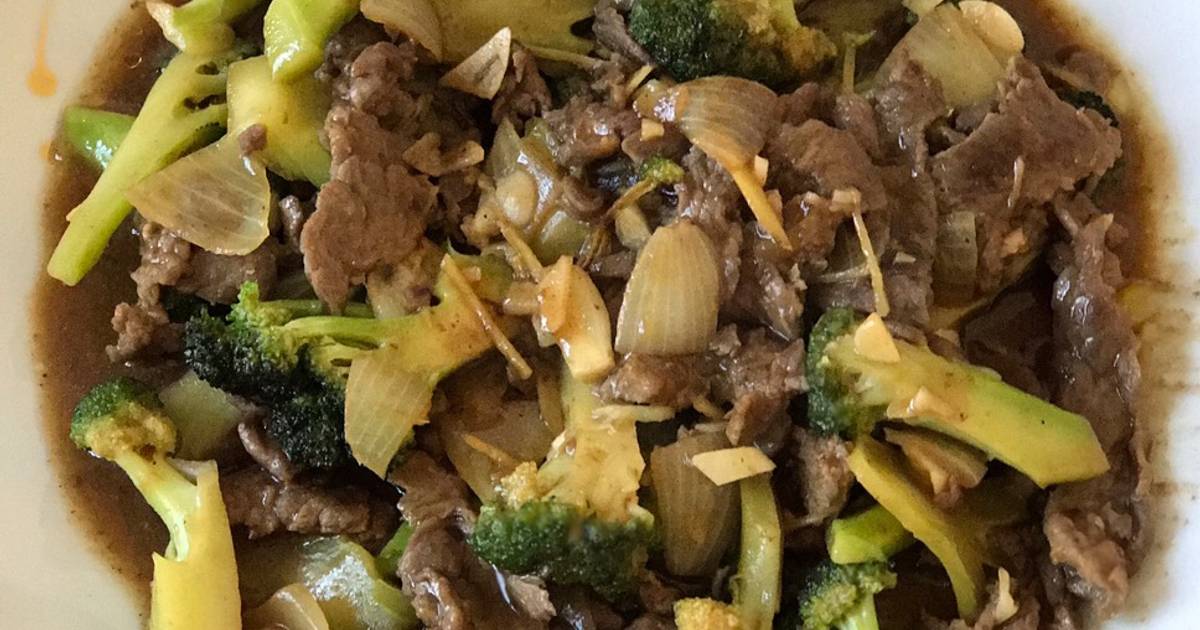 Resep Tumis daging sapi dengan brokoli dan saus tiram (chinese style ...
