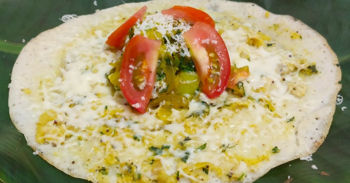 Masala Cheese Open Dosa Recipe by Jagruti Manish (Dalwadi) Shah - Cookpad