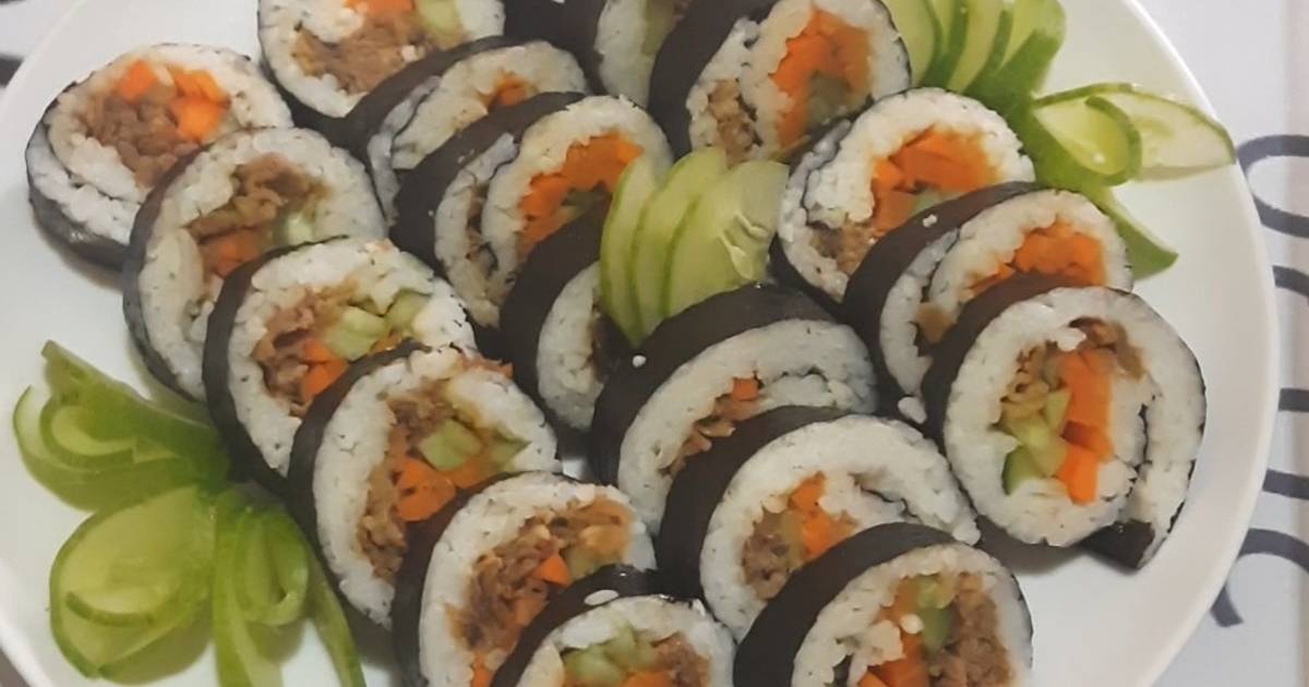 54 resep kimbap beef slice enak dan mudah - Cookpad