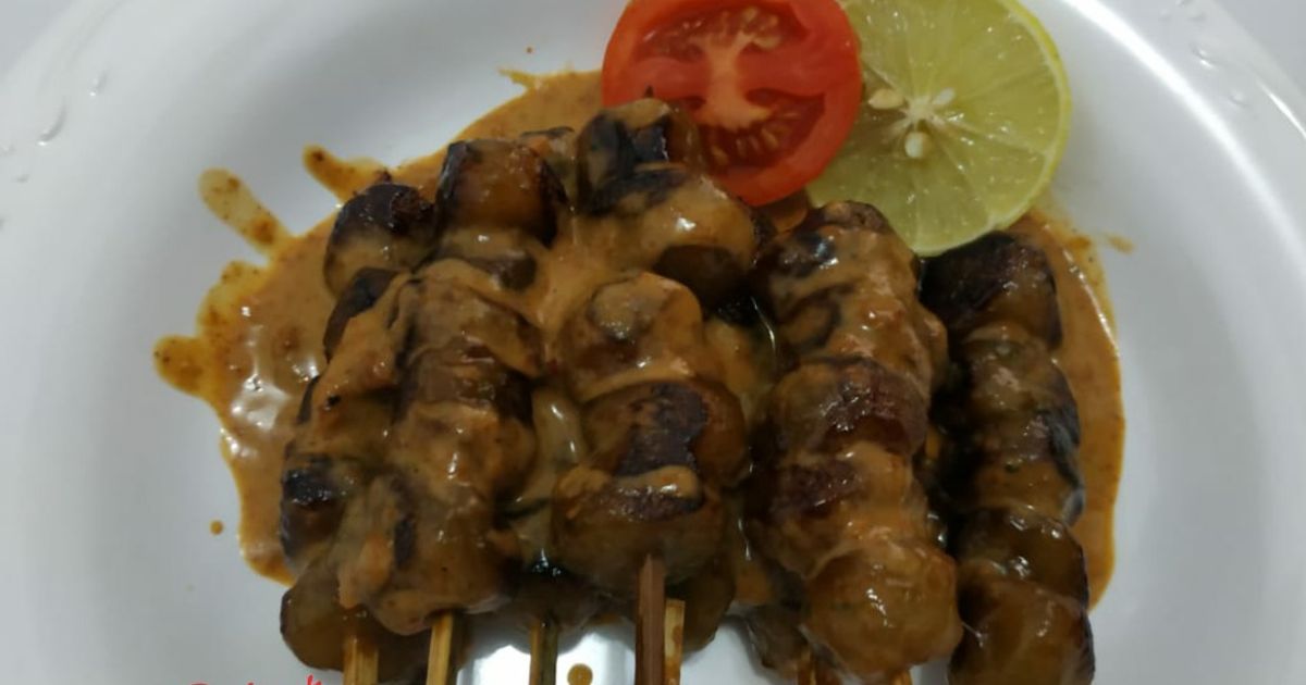 Resep Sate Cikar (Cilok Bakar) oleh Yoleen Wang - Cookpad