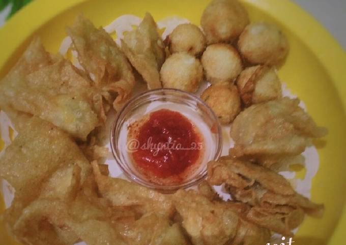 Resep Pangsit-Aci Goreng oleh Shyntia Wardana - Cookpad