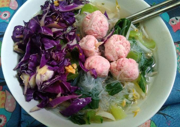 Resep Bakso ayam sehat with rich vegetables #siapramadhan oleh wellpow ...