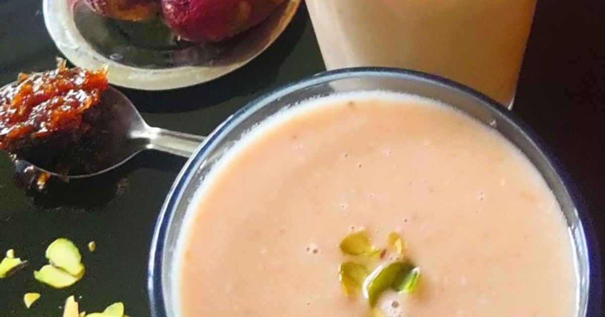 Gulkand Shake Recipe by Suchitra S(Radhika S) - Cookpad