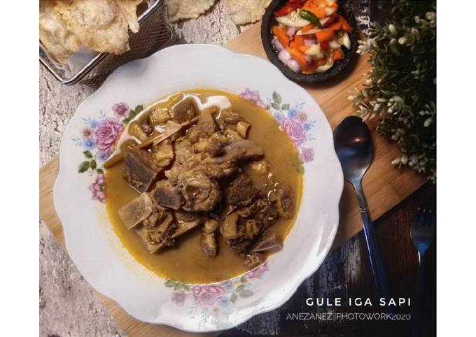 Resep Gule Iga Sapi oleh anezanez - Cookpad