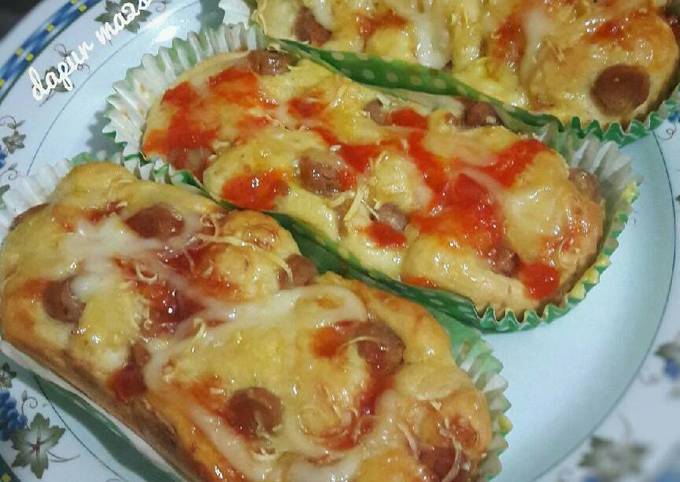 Resep Roti ala pizza no ulen oleh Zeti Dapur Ma2sero - Cookpad