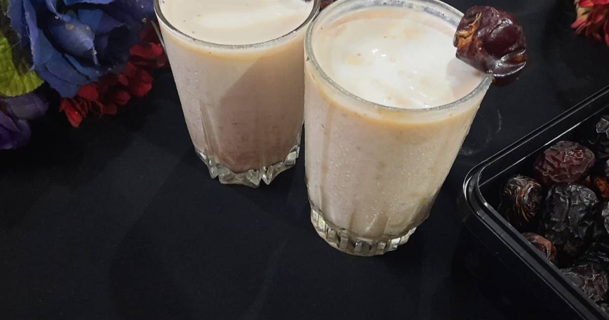 Dates Milkshake Recipe by ZMA - Cookpad