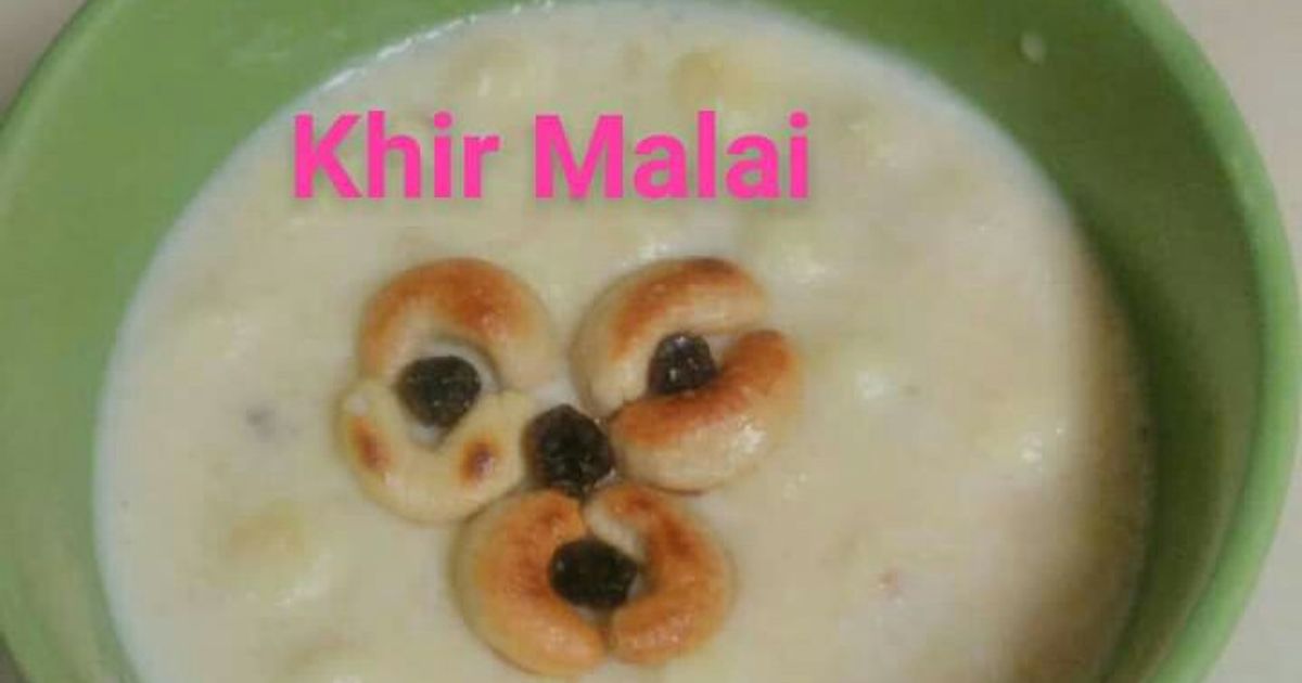 Khir Malai Recipe By Sangha Mondal