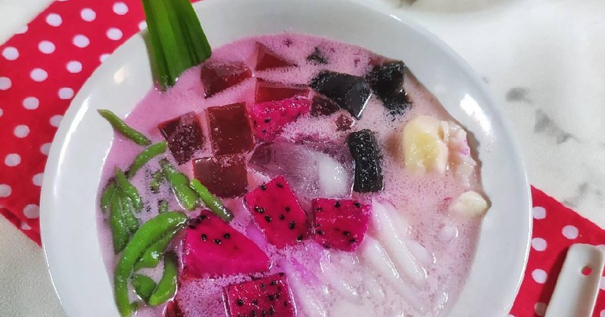 Resep Es Tebak Spesial Dragon Fruit oleh Mira_Jabir - Cookpad