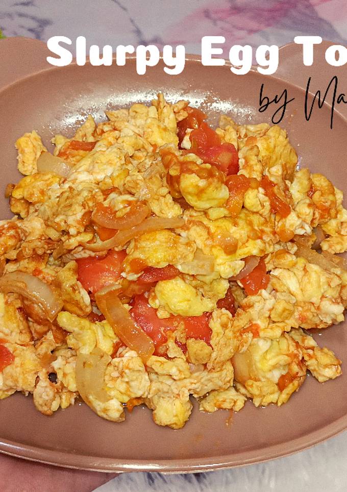 Resep MPASI - SLURPY EGG TOMATO (Start 6 bulan) oleh Mami Fafa - Cookpad