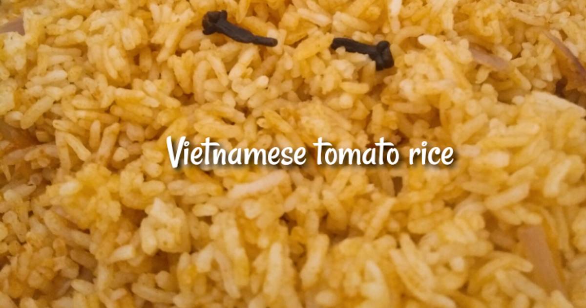 Resipi Vietnamese tomato rice 🇻🇳 oleh Zarafafiis ️🌹 - Cookpad