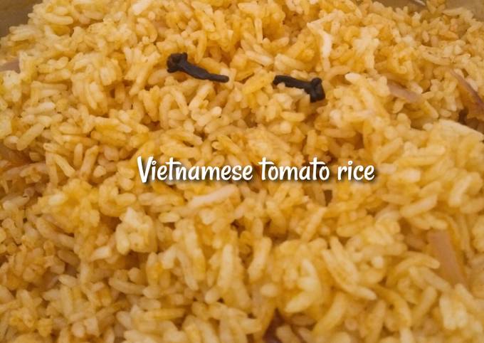 Resipi Vietnamese tomato rice 🇻🇳 oleh Zarafafiis ️🌹 - Cookpad