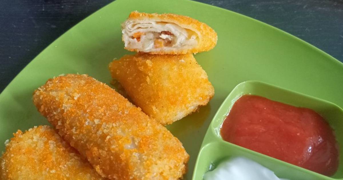 Resep Risol Ragout Ayam (Frozen Food) oleh Dina Yuandha - Cookpad