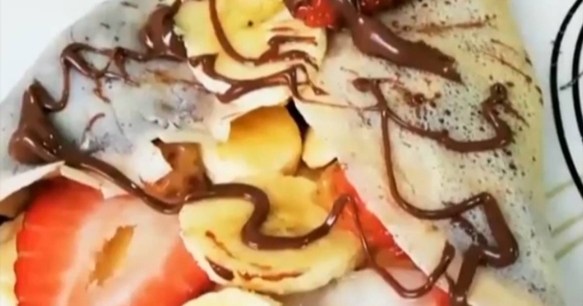 Crepas con nutella y fruta - 13 recetas caseras- Cookpad