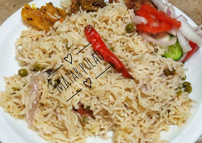 Matar pulao Recipe by Somi Ali - Cookpad