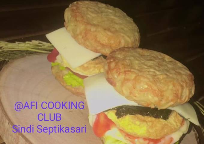 Resep Burger Mie oleh AFI Cooking Club - Cookpad