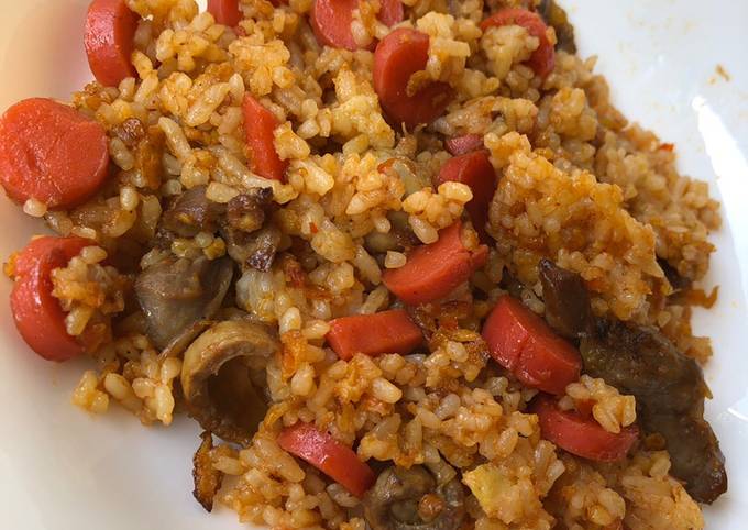 Resep Nasi Goreng Teroris (Terasi, Rempelo, Sosis) oleh Dapur Cza - Cookpad