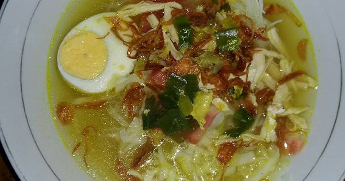 Resep Soto Ayam Komplit oleh San's Kitchen - Cookpad