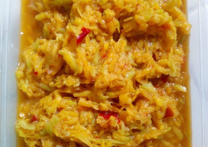 Resep Rujak serut mangga oleh Lilizt Ajja - Cookpad