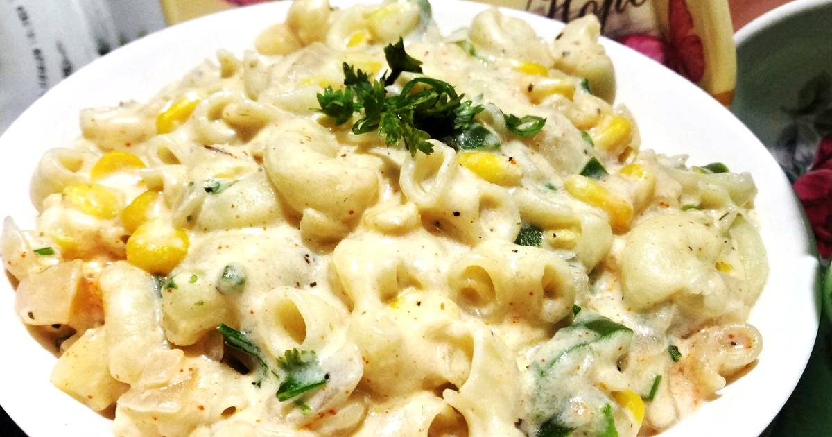 Creamy white macroni Recipe by Readers Delight - Cookpad