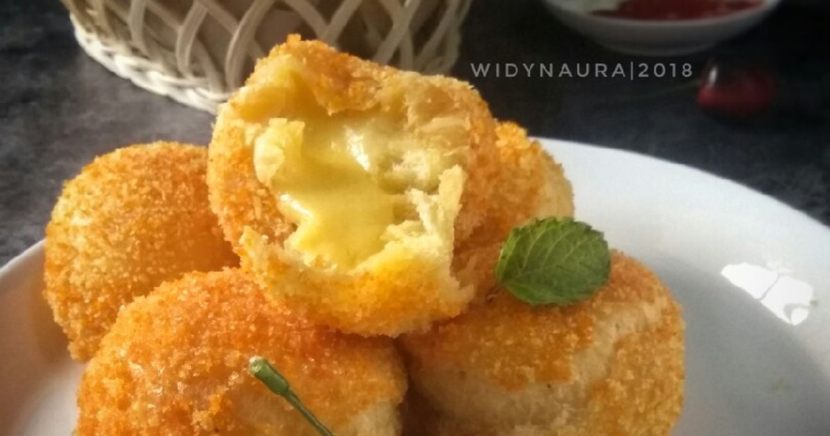 Resep Roti Goreng Isi Keju Lumer oleh Widynaura - Cookpad