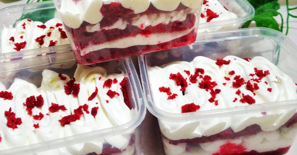 45 resep desert box redvelvet enak dan mudah - Cookpad