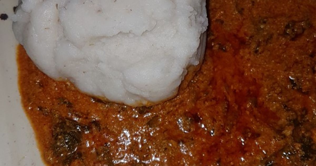 Tuwon Rice With Egusi Soup 😋 Recipe by Mrs Abubakar Paki - Cookpad