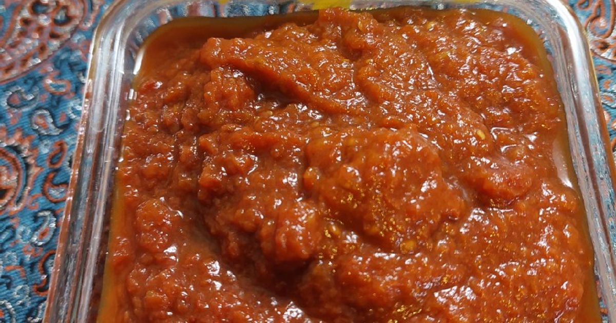 طرز تهیه پوره گوجه فرنگی ساده و خوشمزه توسط fatmagol - کوکپد