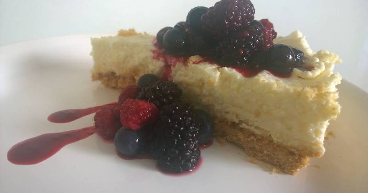 Cheesecake de frutos rojos Receta de Diego Blanes- Cookpad