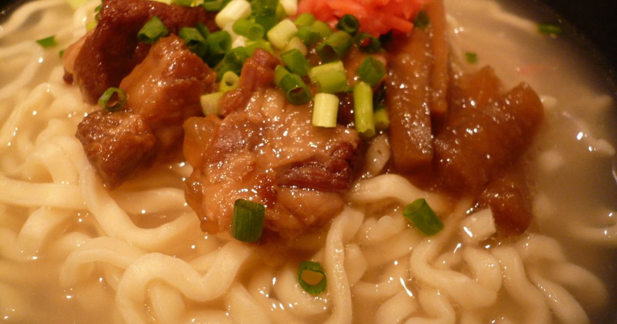 Okinawa Soba Noodles Recipe By 京 豆子